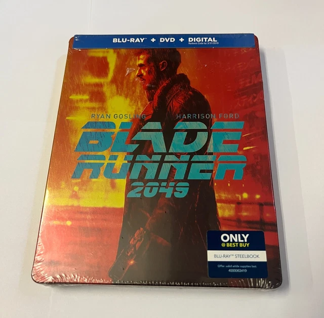 BLADE RUNNER 2049 steelbook (Blu-ray/DVD, Digital Sheet) SEALED ...