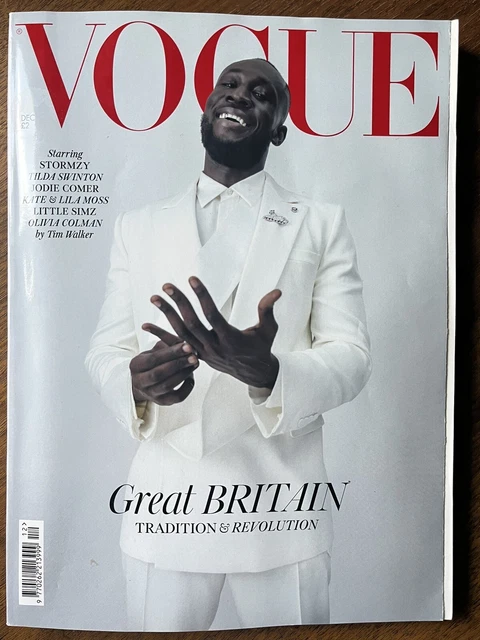 BRITISH VOGUE MAGAZINE December 2023 STORMZY Collectors Cover *🇬🇧* £9. ...
