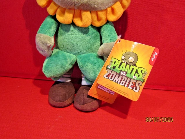 PLANTS VS ZOMBIES Plush Toy Sunflower With Tags Garden Zombie Sega ...