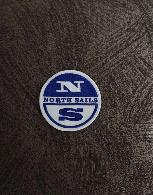 PATCH AUFNÄHER REPLICA North Sails Durchmesser 8 cm Thermobestickt oder ...
