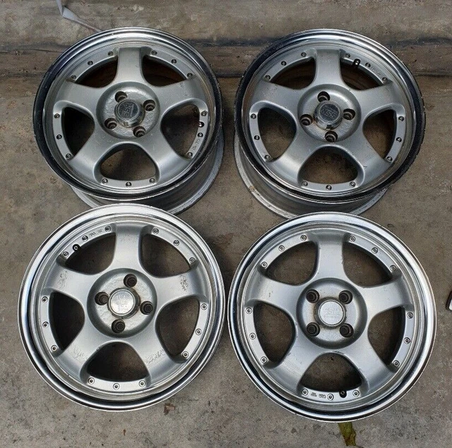 JDM 16& SSR professor wheels rims 4x100 for dc2 s1 eg6 ek sp1r sp1 ef9 ...