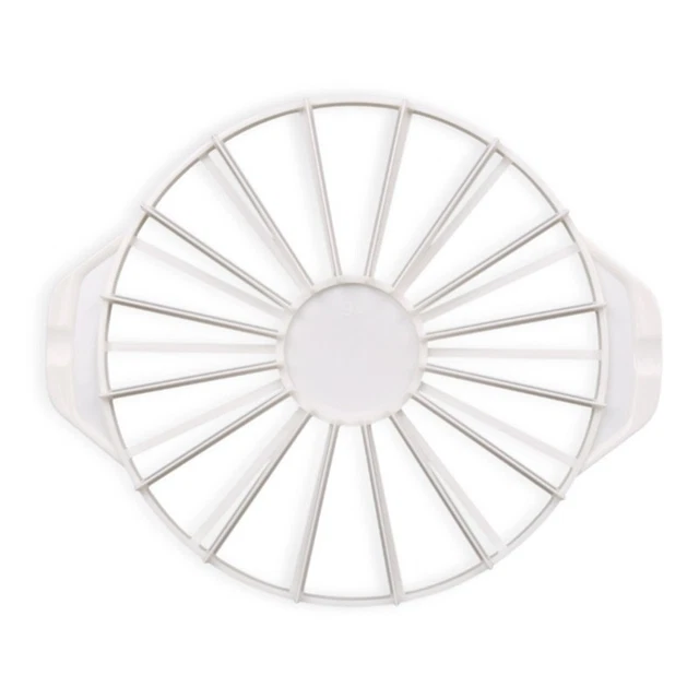 SLICER CUTTER ROUND Equal Portion Marker Divider Baking Tool White £7. ...