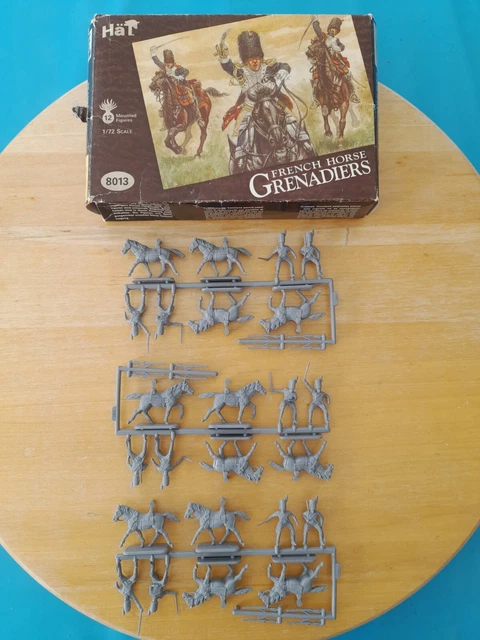HÄT 1/72 NAPOLEONIC FRENCH HORSE GRENADIERS figures set 8013 Boxed On ...