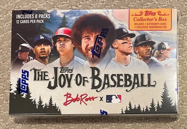 2023 TOPPS X Bob Ross The Joy of Baseball - 1 Happy Little Box - Sealed ...