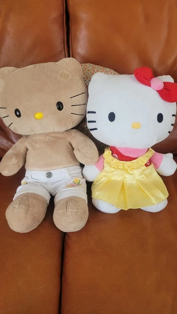 PELUCHES HELLO KITTY et hello kitty sun tanned et EUR 50,00 - PicClick FR