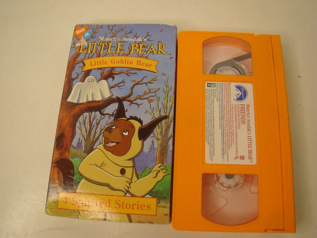 NICK JR LITTLE Bear Goblin Bear VHS Video Tape Halloween Nickelodeon ...