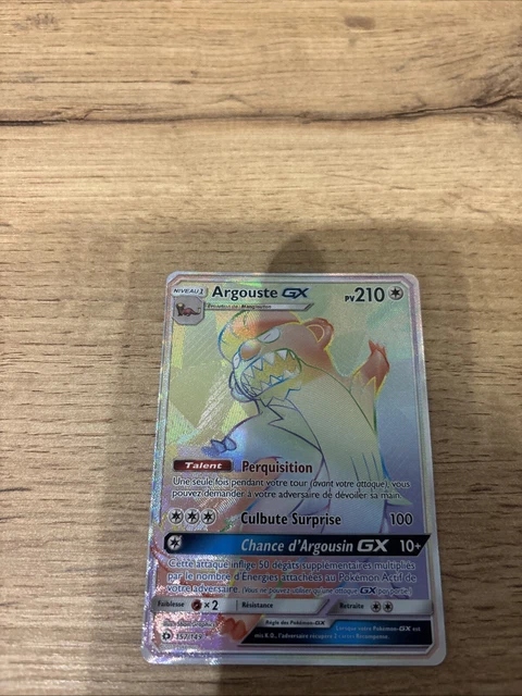 CARTE POKEMON ARGOUSTE Gx Secrète 157/149 EUR 10,00 - PicClick FR