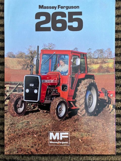 MASSEY FERGUSON 265 TRACTOR BROCHURE SALES LEAFLET 80s CLASSIC 2wd FARM MODEL £5.50 - PicClick UK