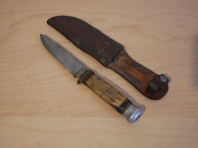 CARL EVERTS SOLINGEN altes Jagdmesser Fahrtenmesser Taschenmesser ...