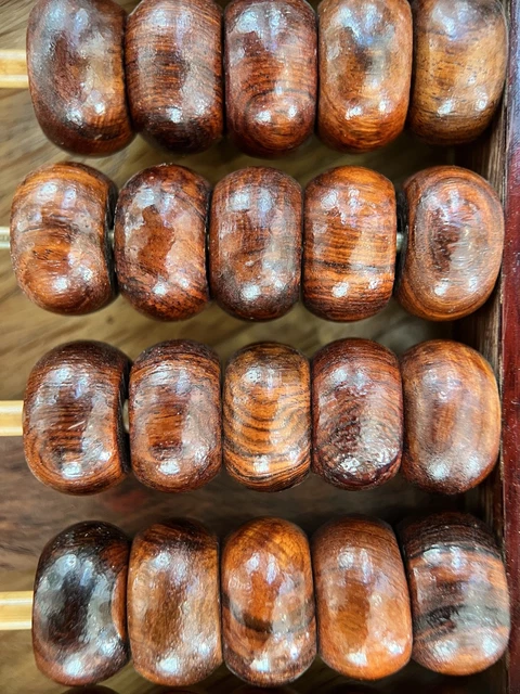 BOULIER CHINOIS CHINESE Old Wooden Lotus Abacus "荷花牌” EUR 350,00 ...