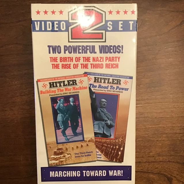 HITLER - THE Road To Power & Building The War Machine - 2 VHS Tapes Set ...