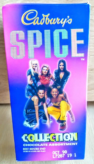 CADBURYS SPICE COLLECTION Chocolates Rare Empty Box rare 1990s girls ...