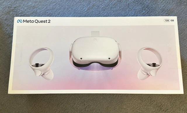 OCULUS META QUEST 2 Vr Gaming Headset 128Gb Standalone All-In-One Kw49Cm Sealed £159.99 ...
