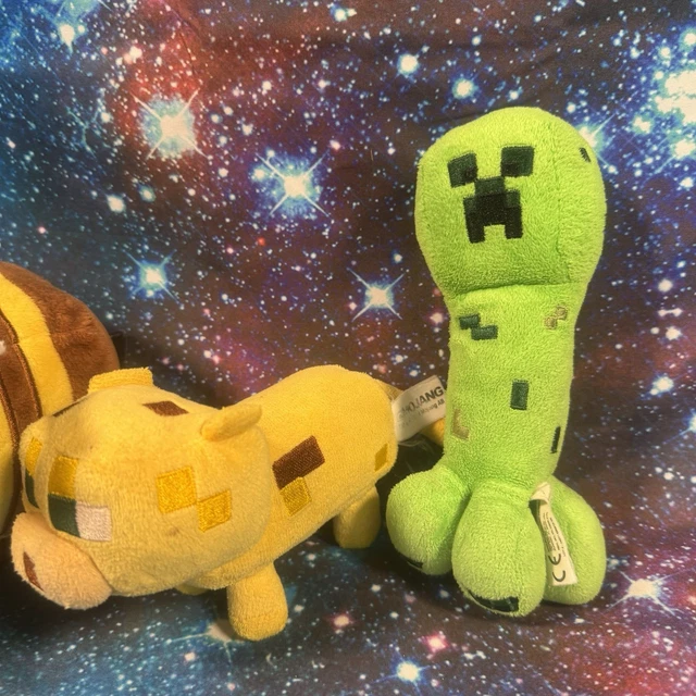 MOJANG MATTEL MINECRAFT Soft Toys Bumble Bee Creeper & Cat Bundle £9.99 ...