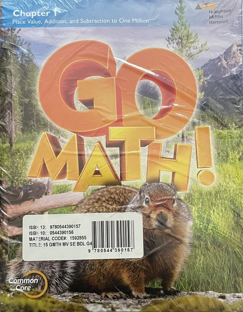 HOUGHTON MIFFLIN HARCOURT Go Math Student 2nd Edition 1592855 Grade 4 ...
