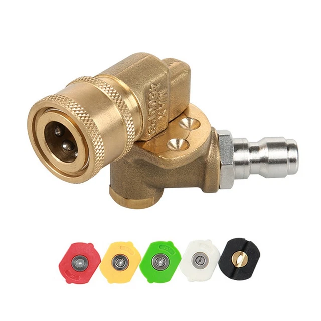 TOOL QUICK CONNECT Nozzles Supply Connector Rotary Rotation Adjustable ...