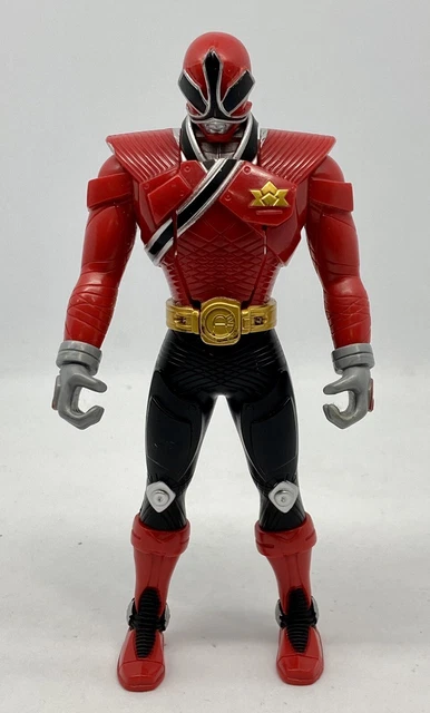 POWER RANGERS SAMURAI Switch Morphin Red Ranger Action Figure 6” 2010 ...