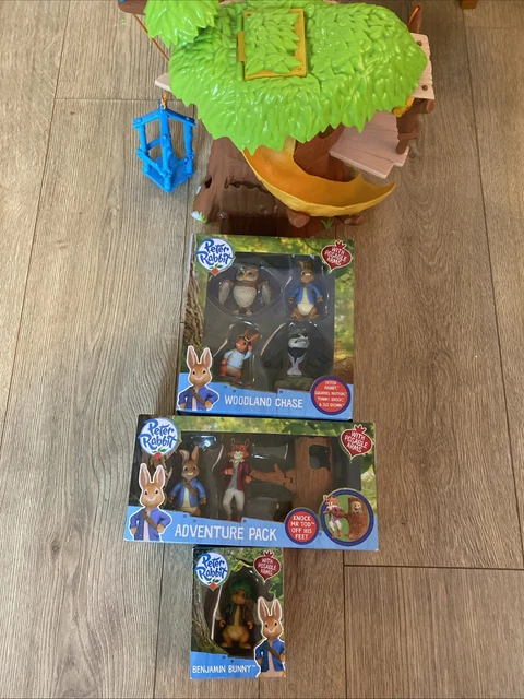 PETER RABBIT TREEHOUSE Playset with Figures - Cbeebies £74.99 - PicClick UK
