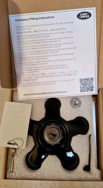GENUINE LAND ROVER Defender L663 Spare Wheel Lock Kit VPLEW0164 Gloss ...