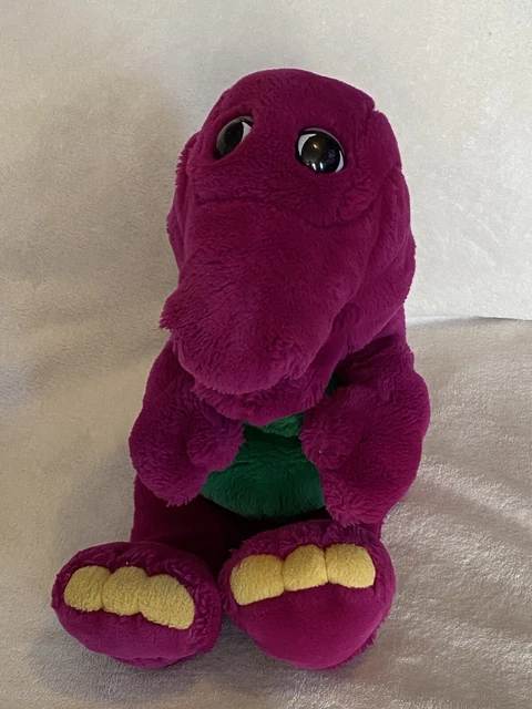 1992 BARNEY THE Purple Dinosaur Dakin Hand Puppet Soft Plush 13”. $13. ...