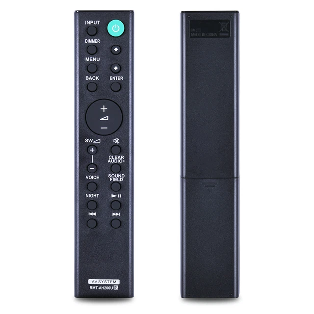 NEW RMT-AH200U REMOTE Control For Sony SoundBar HT-CT390 SA-CT390 HT ...