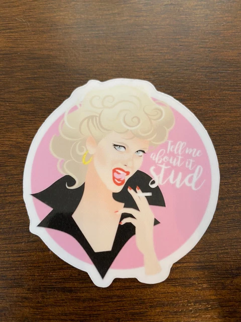 GREASE TELL ME About It Stud Decal Car Laptop Truck Sticker Cute Funny ...