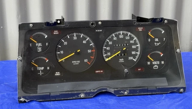 FORD XE XD V8 Sports Cluster GENUINE Ford DASH SPACK FAIRMONT GHIA ...
