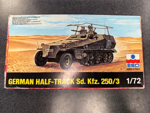 ESCI GERMAN HALF Track Sd.kfz 250/3 1/72 Scale Model Kit. £20.00 ...