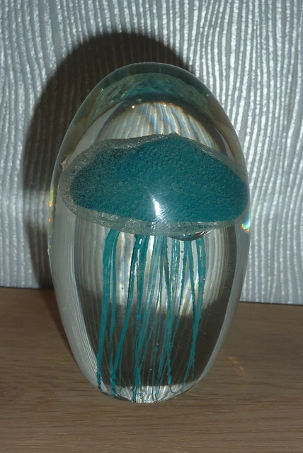PRESSE-PAPIER SULFURE EN verre soufflé paperweight méduse EUR 14,90 ...