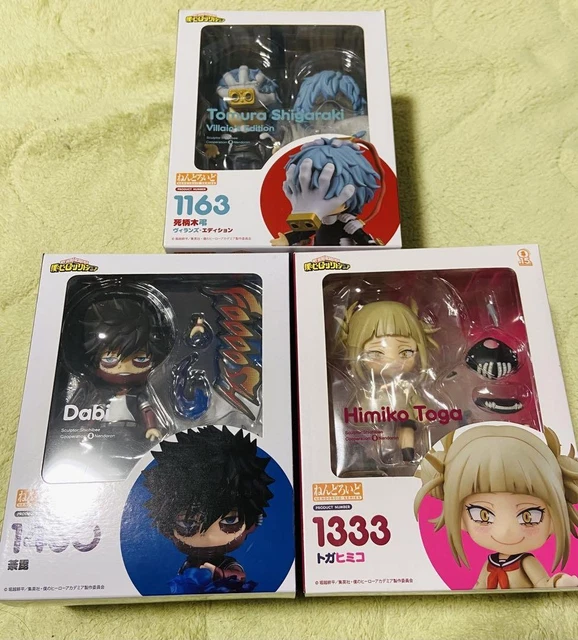 NENDOROID MY HERO Academia Set di 3 Dabi Tomura Shigaraki Himiko Toga ...