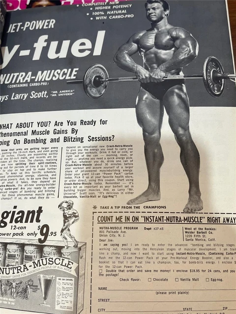 MR AMERICA BODYBUILDING muscle magazine LARRY SCOTT 4-65 £31.57 ...