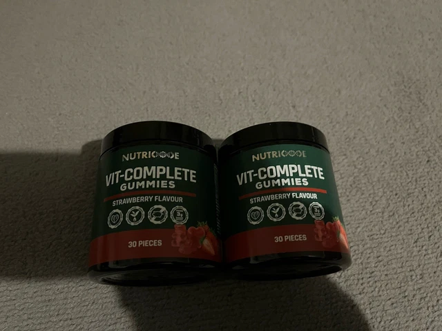 NUTRICODE VIT-COMPLETE STRAWBERRY Flavour Gummies (30pcs x 2) £10.00 ...