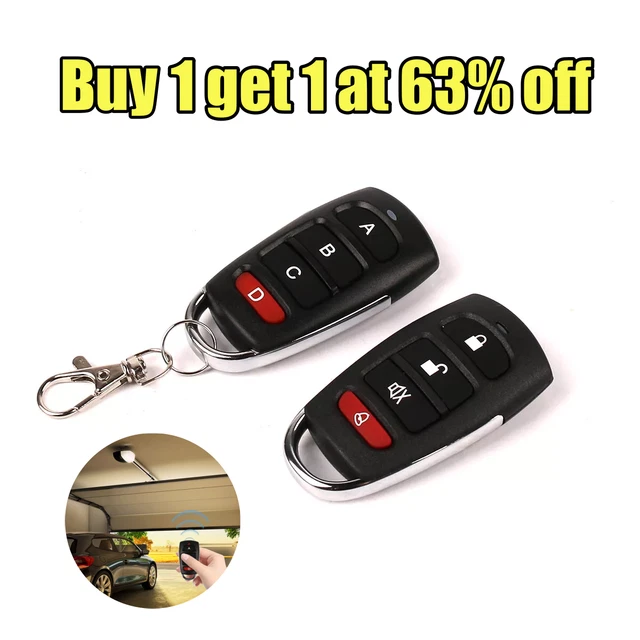 ELECTRIC CLONING REMOTE Control Key Fob 433MHz For Gate Garage Door ...