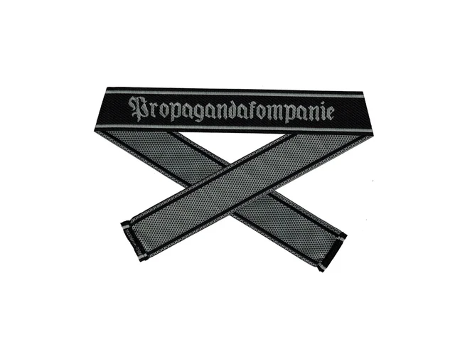 WW2 CUFF TITLE “Propagandakompanie” Bevo Woven WH Sleeve Band Repro £13 ...