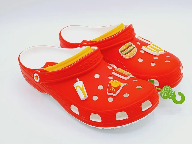 NEW CROCS X MCDONALD'S BRANDED CLASSIC CLOG SHOE Men Size 11. £58.67 - PicClick UK