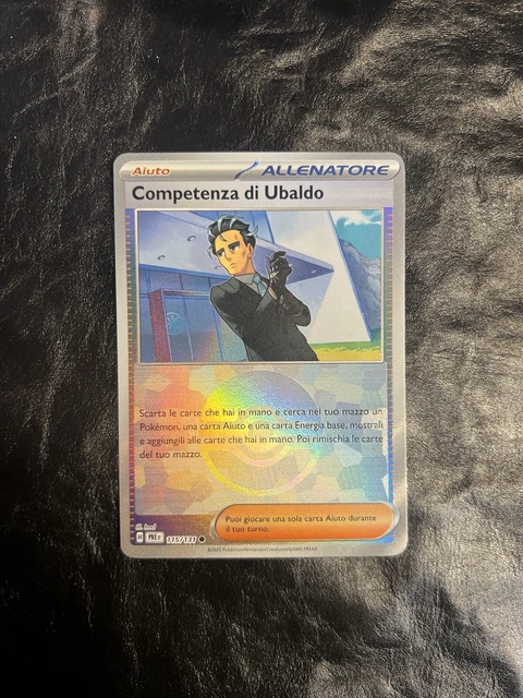 COMPETENZA DI UBALDO 🔥 PokeBall 🔥Holo Evoluzioni Prismatiche Pokemon ...