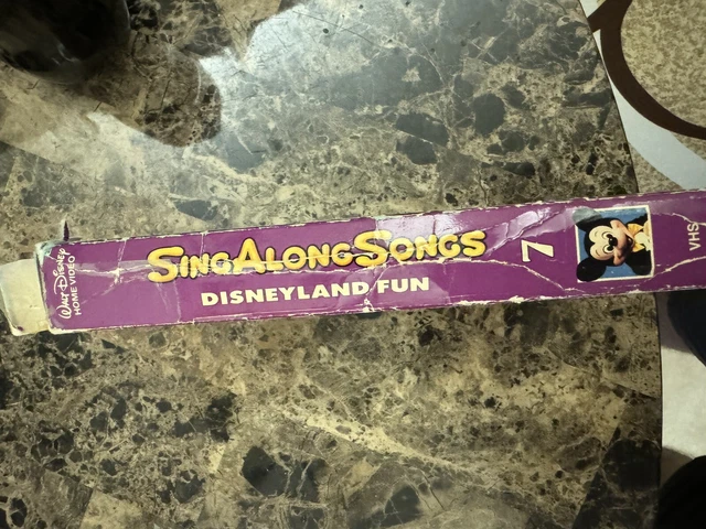 Disney Sing Along Songs Vhs Disneyland Fun 10 99 Picclick Ca