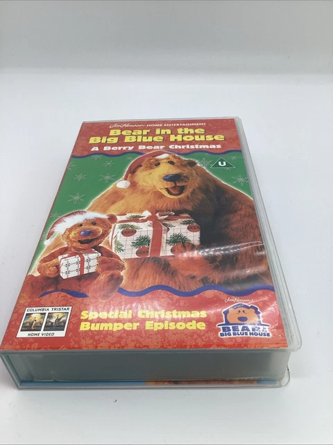 BEAR IN THE Big Blue House: A Berry Bear Christmas VHS (2000) Jim ...