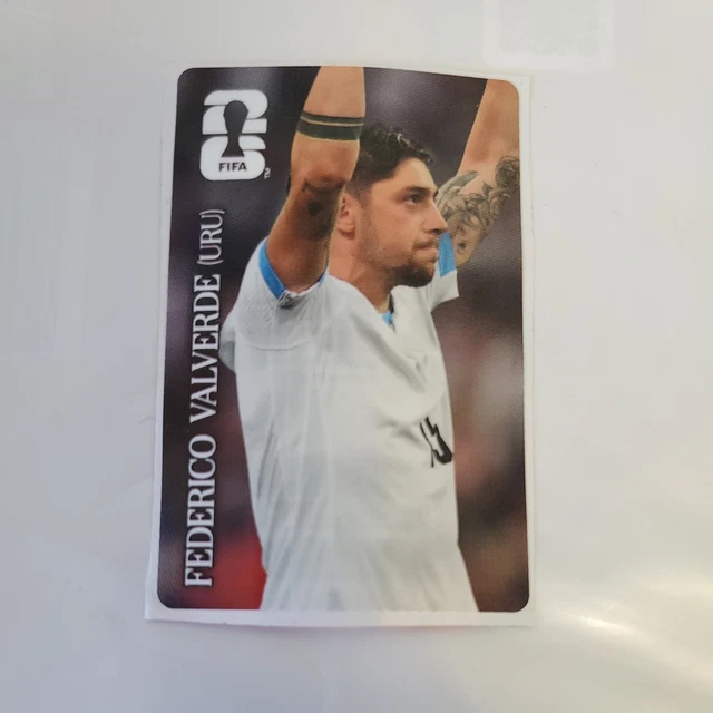 PANINI FIFA WORLD Cup 2026 Coke Bottle Sticker - Federico Valverde (URU ...