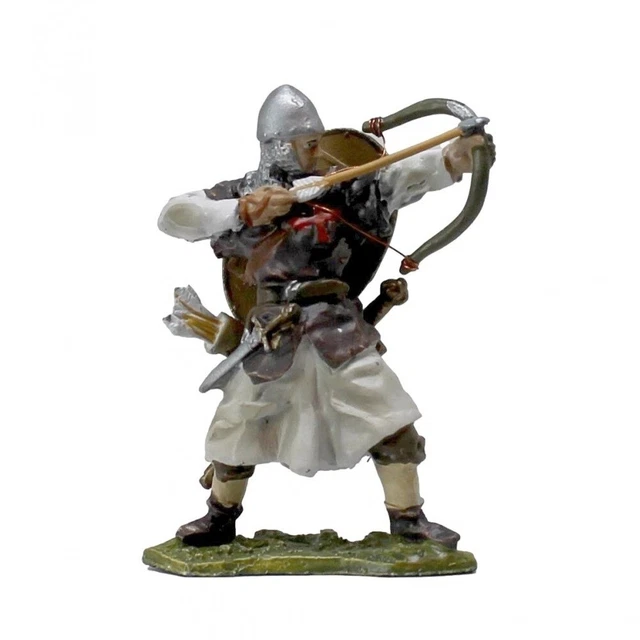 TTS041 CHEVALIER TEMPLIER tirant une flèche Soldat de plomb Hobby work ...