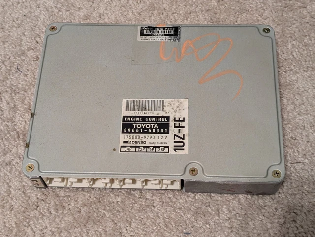 1995 1996 97 Lexus LS400 Engine Computer Module ECU ECM PCM OEM 89661-50341 $431.13 - PicClick CA