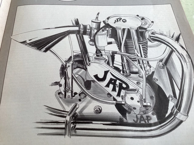 J.A.P. SPEEDWAY PERIOD 1985 Motorcycle Article. £4.99 - PicClick UK