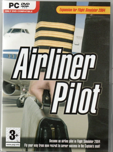 AIRLINER PILOT (PC DVD ROM) Microsoft Flight Simulator Sim 2004. inc ...