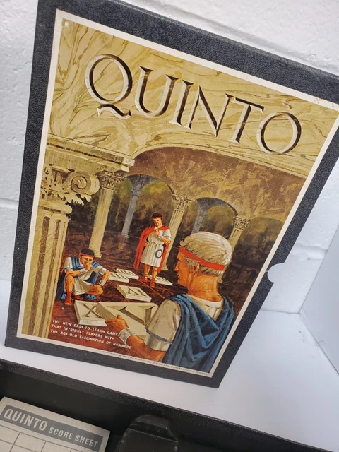 VINTAGE QUINTO BOARD Game (1964) 3M Bookshelf Game Complete £9.46 ...