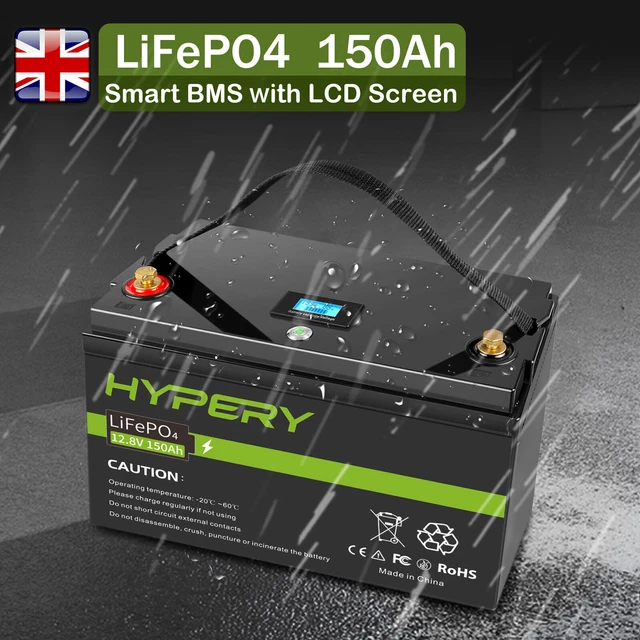 12V LITHIUM-ION DEEP Circle 150Ah Battery LiFePO4 for Leisure Boat ...