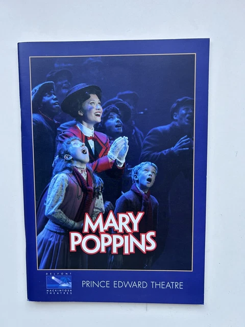 MARY POPPINS THE Musical theatre Programme £4.33 - PicClick UK