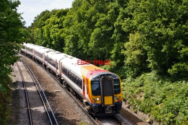 PHOTO CLASS 444 No 444003 Approaches The Dorset/Hamphire Border With ...