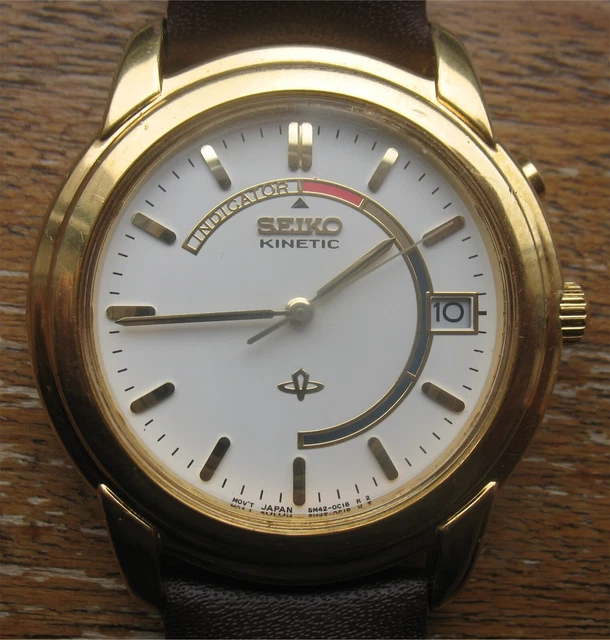 VINTAGE SEIKO KINETIC - 5M42-0B40 £185.00 - PicClick UK