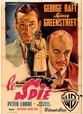 LA SPIE, GEORGE Raft, Repro Affiche Cinema Vintage (60X80) Hq EUR 24,99 ...
