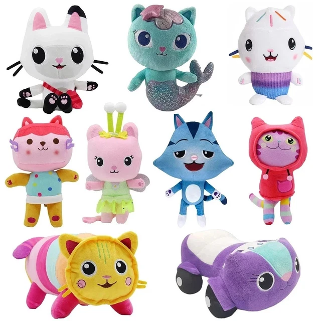 NEW MER CAT Cartoon Plush Toy Smiling Cat Stuffed Doll Kids Birthday ...